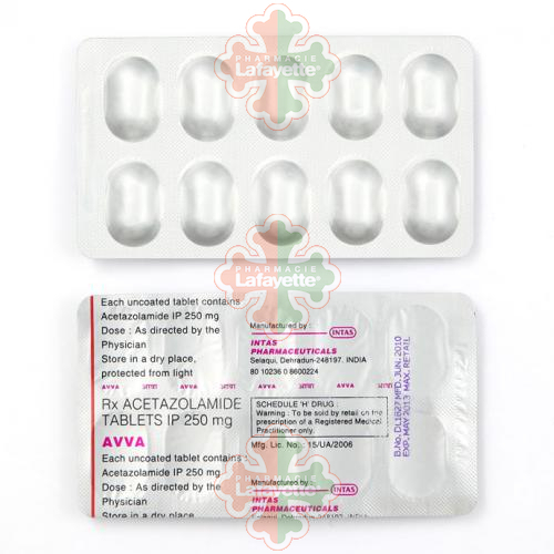 Diamox Tableta 250mg Acheter Sans Ordonnance